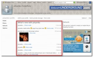 » Catch up with your friend’s MSN Messenger updates